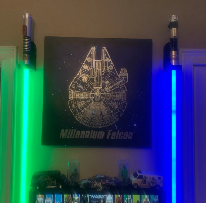 Star Wars Lightsaber Wall Mount – Darkteck 3D