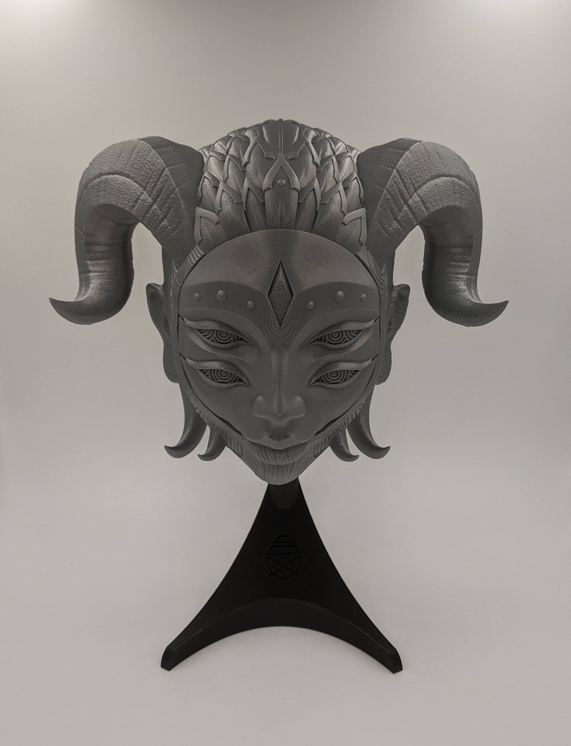 Hellequin Japanese Demon Mask – Darkteck 3D