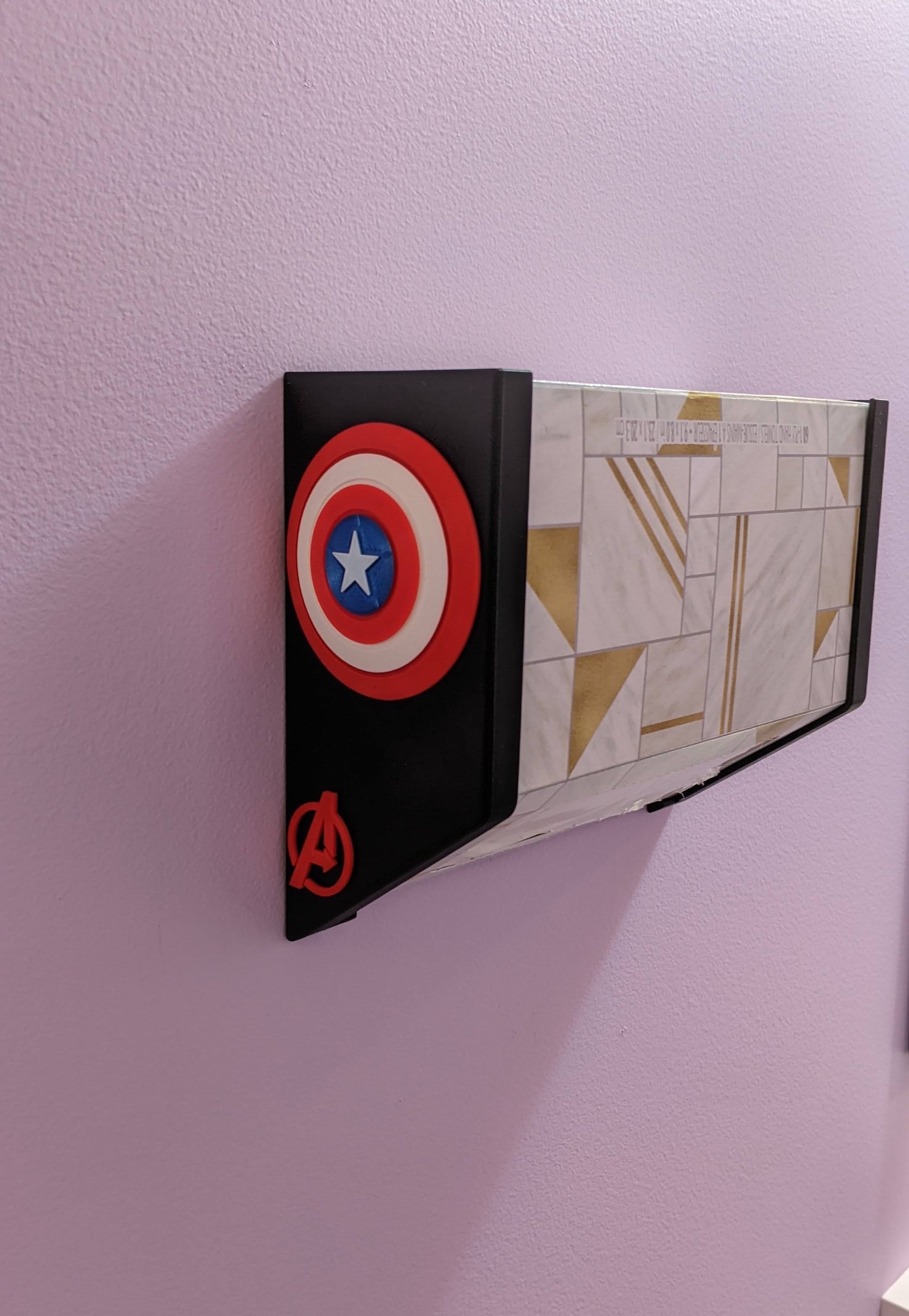 Marvel Avengers Captain America Hand Towel Wall Hanger tissue – Darkteck 3D